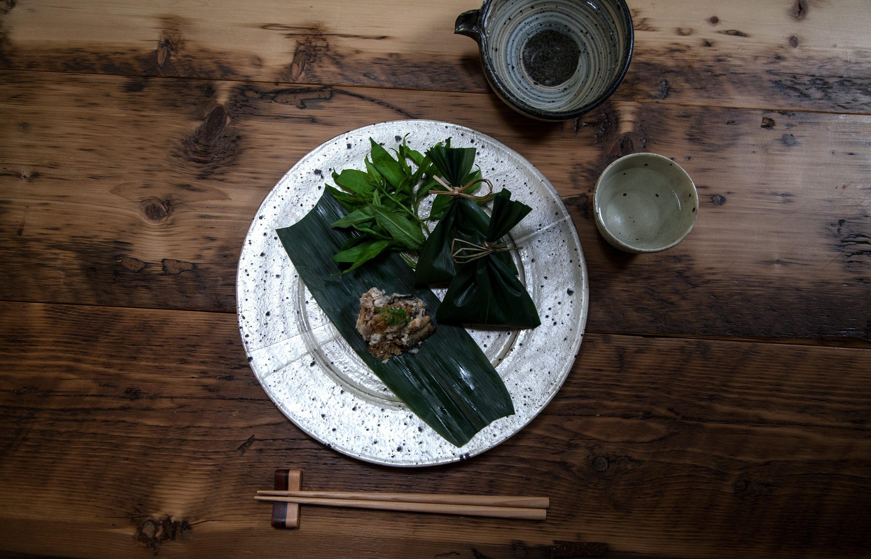 笹の葉を使った和のおもてなし 鮎笹巾着 ～ 料亭の和食レシピ Ryotei Style Jp リョウテイ スタイル